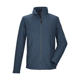 Fleecejacke Killtec "KOW 75 MN FLC JCKT", Herren, Gr. M, blau (dunkelblau), Obermaterial: 100% Polyester.Futter: 100% Polyester, Jacken Fleecejacke, Killtec Herren Fleecejacke, vielseitig, Zipper-Taschen, Kinnschutz