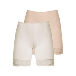 Pagenschl&uuml;pfer Nina von C. "2er Pack Langbeinschl&uuml;pfer Millefleurs", Damen, Gr. 38, champagner, latte macchiato, Obermaterial: 52% Viskose CV. 40% Modal CMD. 8% Elasthan EL., Unterhosen