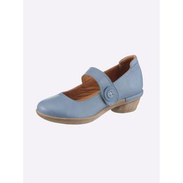 Gemini Damen Pumps, Gr. 39himmelblau, Glattleder, Schuhe