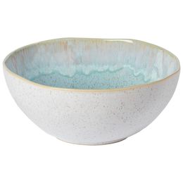 Costa Nova Salatsch&uuml;ssel Eivissa, Hellblau, Wei&szlig; Hochglanz, Keramik, rund, 11.7 cm, Handmade in Europe, handbemalt, Essen & Trinken, Geschirr, Schalen & Sch&uuml;sseln, Salatsch&uuml;sseln