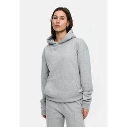 Hoodie DAILY COTTON "Daily Cotton Kapuzenpullover OVERSIZE HOODIE", M&auml;dchen, Gr. L, grau (light grau melange), Obermaterial: 100% Baumwolle CO., Sweatshirts Hoodie