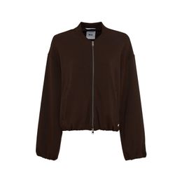Funktions-Kapuzensweatjacke Brax "Style BECKY L", Jungen, Gr. 34, dunkelbraun, 70% Viskose, 25% Polyester, 5% Elasthan, Sweatjacken