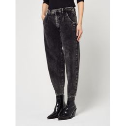 Webhose Gang "Gang Hosen Balloon 94SILVIA CHINO", Damen, Gr. 27, Einheitsgr&ouml;&szlig;e, schwarz washed, Cord, 99% Baumwolle, 1% Elasthan, Hosen