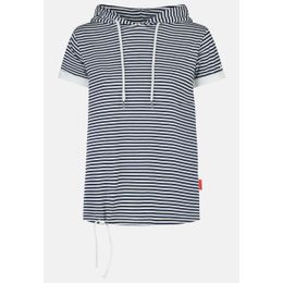T-Shirt SALZHAUT "Shirt BAGALUTEN", Damen, Gr. L, navy sanftes wei&szlig;, Obermaterial: 95% Baumwolle CO. 5% Elasthan EL., Shirts T-Shirt