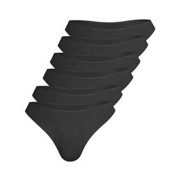 Jazz-Pants Slips Nina von C. "6er Pack Jazzpant Secret", Damen, Gr. 36, schwarz, Obermaterial: 95% Polyamid PA. 5% Elasthan EL., Unterhosen