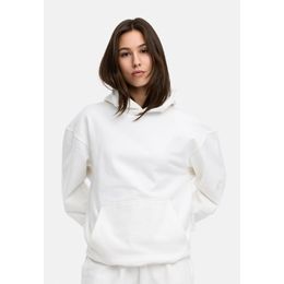 Hoodie DAILY COTTON "Daily Cotton Kapuzenpullover OVERSIZE HOODIE", M&auml;dchen, Gr. L, wei&szlig; (sanftes wei&szlig;, cream), Obermaterial: 100% Baumwolle CO., Sweatshirts Hoodie