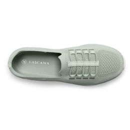 Lascana sheego Gro&szlig;e Gr&ouml;&szlig;en Sneaker, salbeigr&uuml;n, Gr&ouml;&szlig;e 40 - Damen