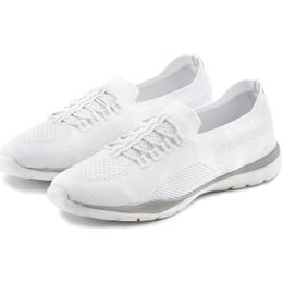 Lascana sheego Gro&szlig;e Gr&ouml;&szlig;en Sneaker, wei&szlig;, Gr&ouml;&szlig;e 35 - Damen
