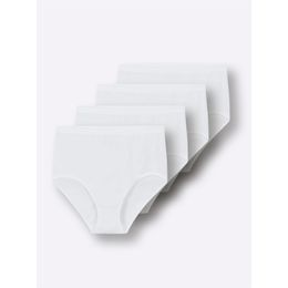 Speidel sheego Gro&szlig;e Gr&ouml;&szlig;en Slip mit hohem Elasthan-Anteil, wei&szlig;, Gr&ouml;&szlig;e 52 - Damen