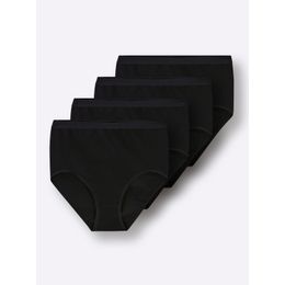 Speidel sheego Gro&szlig;e Gr&ouml;&szlig;en Slip mit hohem Elasthan-Anteil, schwarz, Gr&ouml;&szlig;e 46 - Damen