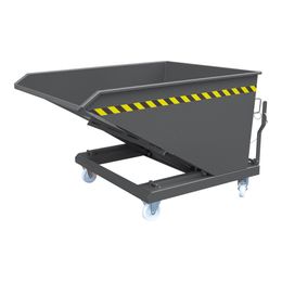 STIER Kippbeh&auml;lter Scheren-Kipp-Mechanismus 1000l 1500kg anthrazitgrau (907485)