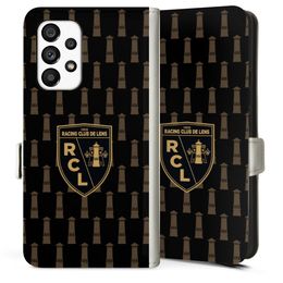DeinDesign Galaxy A53 5G Handy Klapph&uuml;lle Handyh&uuml;lle aus Kunst Leder wei&szlig; Flip Case Rcl Jersey Soccer Sideflip mit Lasche