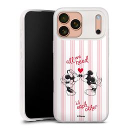 DeinDesign iPhone 17 Pro Max Handy Slim Case Silikon Handyh&uuml;lle transparent H&uuml;lle extra d&uuml;nn Love Disney Silikon Slim Case
