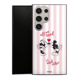 DeinDesign Galaxy S24 Ultra Handy Silikon H&uuml;lle Case schwarz Handyh&uuml;lle Love Disney