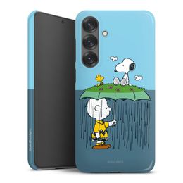 DeinDesign Galaxy S25+ Handy Premium Case Smartphone Handyh&uuml;lle Schutzh&uuml;lle gl&auml;nzend Peanuts Children Snoopy Premium Case