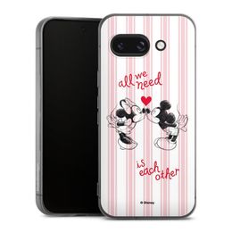 DeinDesign Google Pixel 9a Handy Silikon H&uuml;lle Case transparent Handyh&uuml;lle Love Disney Silikon Case