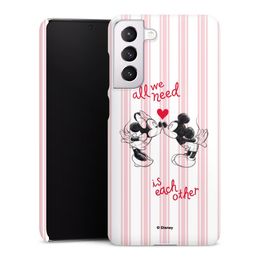 DeinDesign Galaxy S21 FE 5G Handy Premium Case Smartphone Handyh&uuml;lle Schutzh&uuml;lle matt Love Disney Premium Case