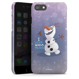 DeinDesign iPhone SE (2020) Handy Premium Case Smartphone Handyh&uuml;lle Schutzh&uuml;lle matt Official Licensed Product Frozen Olaf Frozen Premium Case
