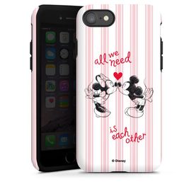 DeinDesign iPhone SE (2020) Handy Panzer Handyh&uuml;lle robuste Outdoor H&uuml;lle Schutzh&uuml;lle matt Disney Love Tough Case