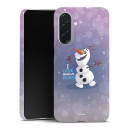 DeinDesign Galaxy A36 5G Handy Premium Case Smartphone Handyh&uuml;lle Schutzh&uuml;lle matt Frozen Olaf Official Licensed Product Frozen Premium Case