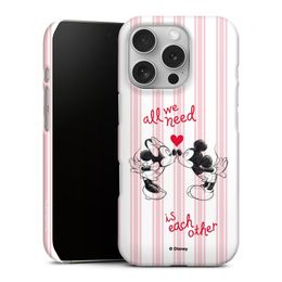 DeinDesign iPhone 16 Pro Handy Premium Case Smartphone Handyh&uuml;lle Schutzh&uuml;lle matt Love Disney Premium Case