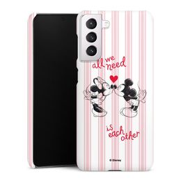 DeinDesign Galaxy S21 5G Handy Premium Case Smartphone Handyh&uuml;lle Schutzh&uuml;lle matt Love Disney Premium Case