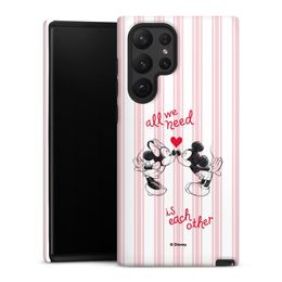 DeinDesign Galaxy S23 Ultra Handy Panzer Handyh&uuml;lle robuste Outdoor H&uuml;lle Schutzh&uuml;lle matt Love Disney Tough Case