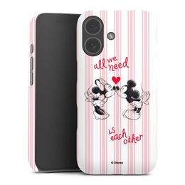 DeinDesign iPhone 17 Handy Premium Case Smartphone Handyh&uuml;lle Schutzh&uuml;lle gl&auml;nzend Love Disney Premium Case