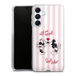 DeinDesign Galaxy A16 4G Handy Silikon H&uuml;lle Case transparent Handyh&uuml;lle Love Disney Silikon Case