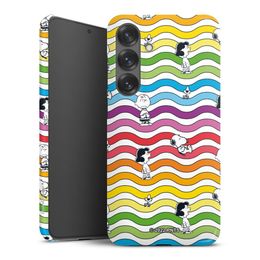 DeinDesign Galaxy S25+ Handy Premium Case Smartphone Handyh&uuml;lle Schutzh&uuml;lle gl&auml;nzend Snoopy Muster Peanuts Premium Case