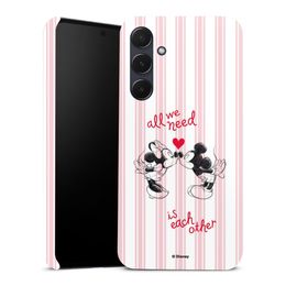 DeinDesign Galaxy A55 5G Handy Premium Case Smartphone Handyh&uuml;lle Schutzh&uuml;lle gl&auml;nzend Love Disney Premium Case