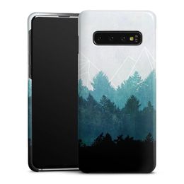 DeinDesign Galaxy S10 Handy Premium Case Smartphone Handyh&uuml;lle Schutzh&uuml;lle gl&auml;nzend Tree Forrest Abstract Premium Case