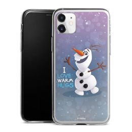 DeinDesign iPhone 11 Handy Slim Case Silikon Handyh&uuml;lle transparent H&uuml;lle extra d&uuml;nn Official Licensed Product Frozen Olaf Frozen Silikon Slim Case