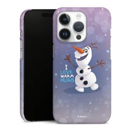 DeinDesign iPhone 14 Pro Handy Premium Case Smartphone Handyh&uuml;lle Schutzh&uuml;lle matt Frozen Olaf Official Licensed Product Frozen Premium Case