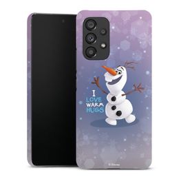 DeinDesign Galaxy A53 5G Handy Premium Case Smartphone Handyh&uuml;lle Schutzh&uuml;lle matt Frozen Olaf Official Licensed Product Frozen Premium Case