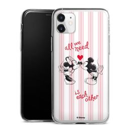 DeinDesign iPhone 11 Handy Slim Case Silikon Handyh&uuml;lle transparent H&uuml;lle extra d&uuml;nn Disney Love Silikon Slim Case