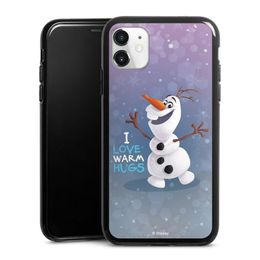 DeinDesign iPhone 11 Handy Silikon H&uuml;lle Case schwarz Handyh&uuml;lle Official Licensed Product Frozen Olaf Frozen