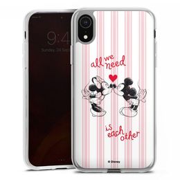 DeinDesign iPhone Xr Handy Silikon H&uuml;lle Case transparent Handyh&uuml;lle Love Disney Silikon Case