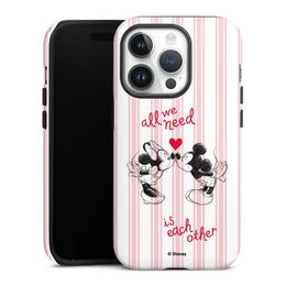 DeinDesign iPhone 14 Pro Handy Panzer Handyh&uuml;lle robuste Outdoor H&uuml;lle Schutzh&uuml;lle matt Love Disney Tough Case