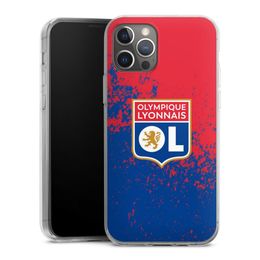 DeinDesign iPhone 12 Pro Handy Silikon H&uuml;lle Case transparent Handyh&uuml;lle Ol Official Licensed Product Olympique Lyonnais Silikon Case