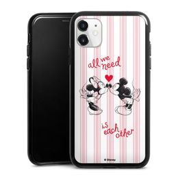 DeinDesign iPhone 11 Handy Silikon H&uuml;lle Case schwarz Handyh&uuml;lle Disney Love