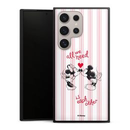 DeinDesign Galaxy S24 Ultra Handy Premium Silikon H&uuml;lle Handyh&uuml;lle schwarz Case Love Disney Silikon Premium Case