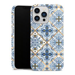 DeinDesign iPhone 13 Pro Handy Premium Case Smartphone Handyh&uuml;lle Schutzh&uuml;lle matt Mandala Retro Mosaic Premium Case