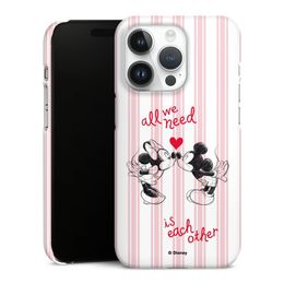 DeinDesign iPhone 14 Pro Handy Premium Case Smartphone Handyh&uuml;lle Schutzh&uuml;lle gl&auml;nzend Love Disney Premium Case