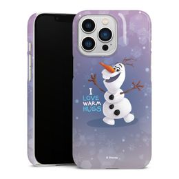 DeinDesign iPhone 13 Pro Handy Premium Case Smartphone Handyh&uuml;lle Schutzh&uuml;lle gl&auml;nzend Frozen Olaf Official Licensed Product Frozen Premium Case