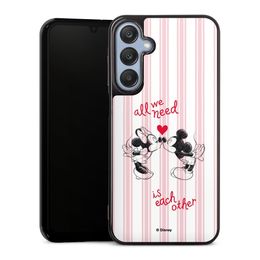 DeinDesign Galaxy A25 5G Handy Silikon H&uuml;lle Case schwarz Handyh&uuml;lle Love Disney