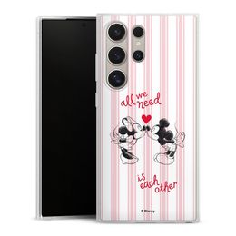 DeinDesign Galaxy S24 Ultra Handy Slim Case Silikon Handyh&uuml;lle transparent H&uuml;lle extra d&uuml;nn Love Disney Silikon Slim Case