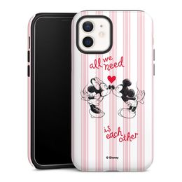 DeinDesign iPhone 12 Handy Panzer Handyh&uuml;lle robuste Outdoor H&uuml;lle Schutzh&uuml;lle matt Love Disney Tough Case
