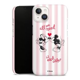 DeinDesign iPhone 14 Handy Premium Case Smartphone Handyh&uuml;lle Schutzh&uuml;lle gl&auml;nzend Love Disney Premium Case