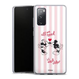 DeinDesign Galaxy S20 FE 5G Handy Silikon H&uuml;lle Case transparent Handyh&uuml;lle Disney Love Silikon Case